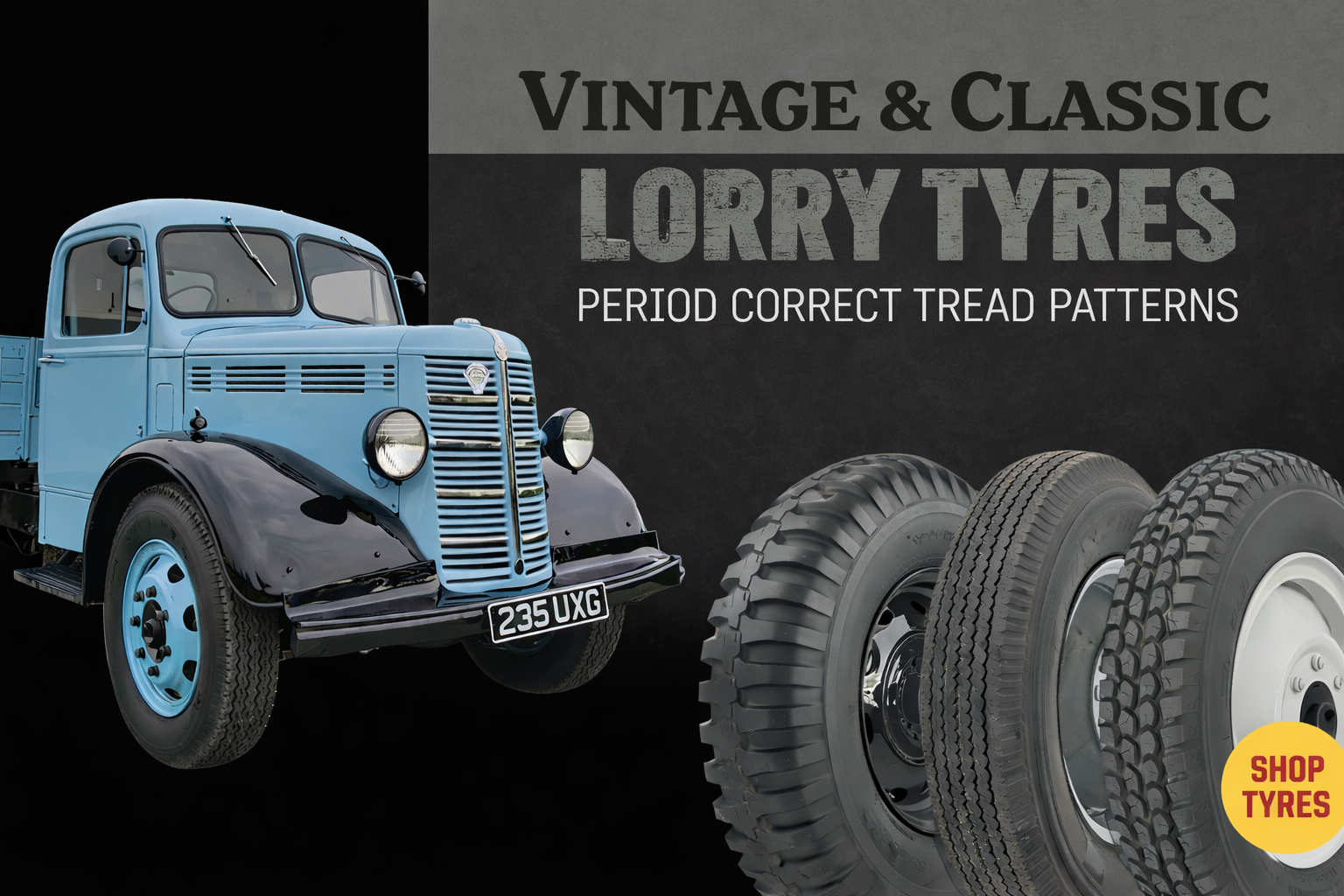 Vintage and Classic Lorry Tyres